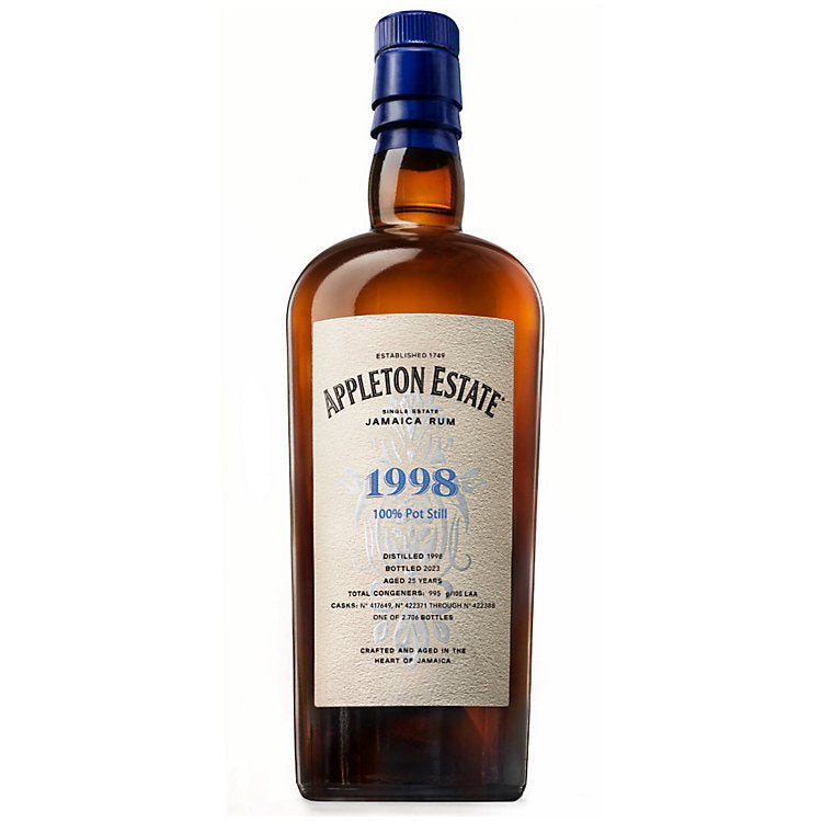 Appleton Estate Gold Rum 1998 Single Estate Hearts Collection 25 Yr 12 ...