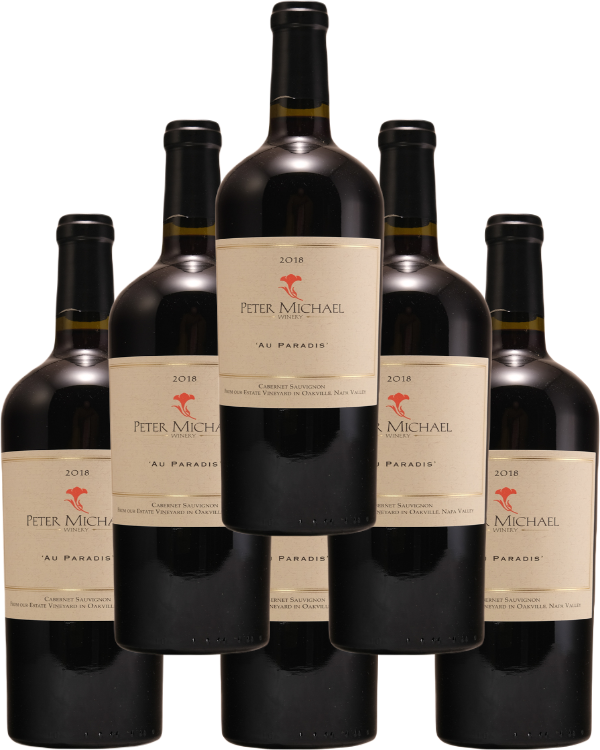 Peter Michael Au Paradis Cabernet Sauvignon 2018 750 ML (6 Bottles ...