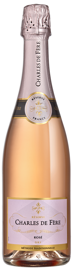 Charles De Fere Rose Dry 750ML – Crisp & Elegant Sparkling Wine – CPD ...