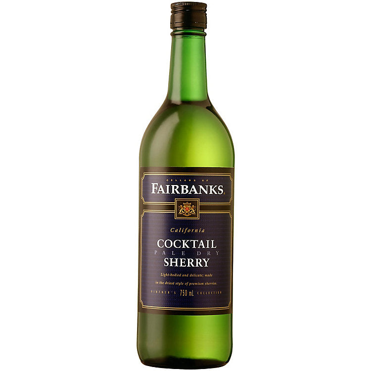 Fairbanks Pale Dry Cocktail Sherry California 1.5 L – CPD Wine and Liquor