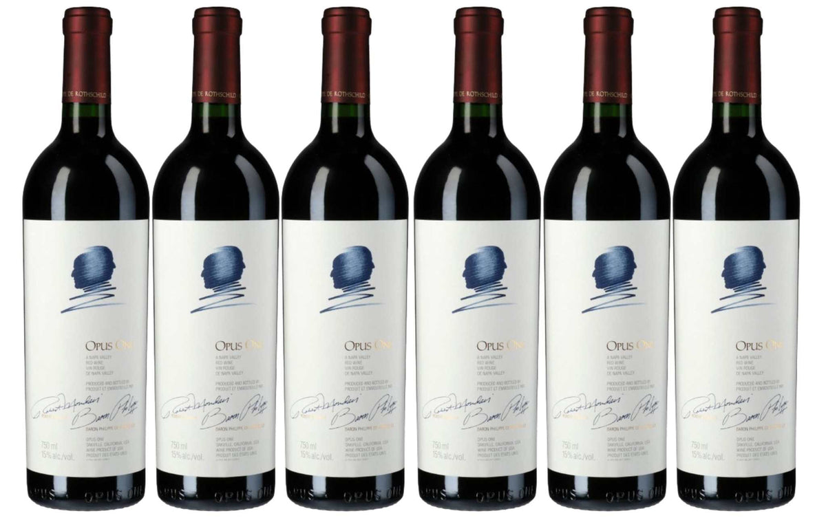 Opus One Red Wine - Napa Valley 2018 750 ML, 6 Bottles Set – CPD Wine ...