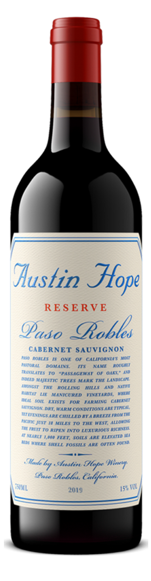 Austin Hope Reserve Cabernet Sauvignon 2021 750 ML – CPD Wine and Liquor