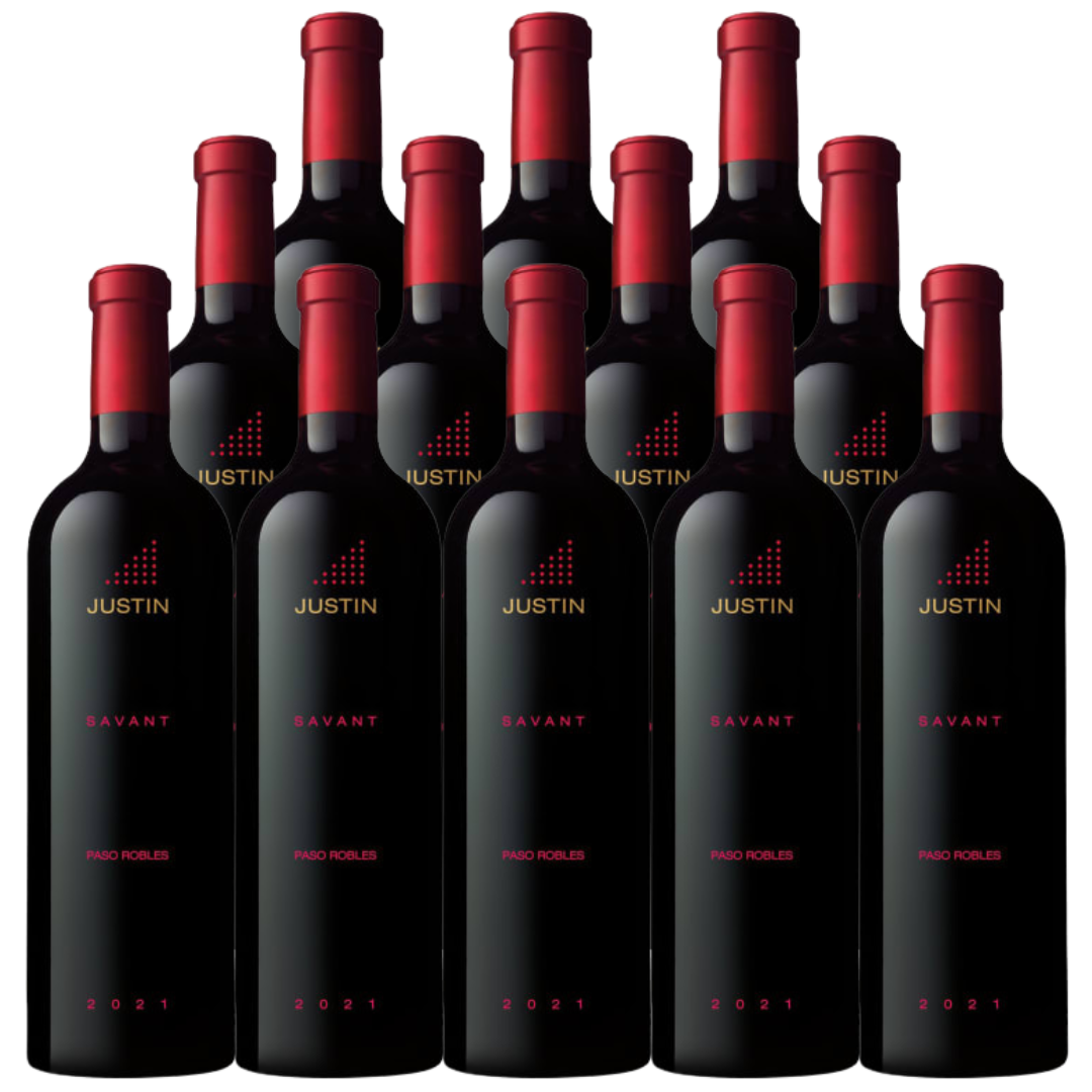 Justin Red Wine Savant Paso Robles 2021 750 ML (12 Bottles) – CPD Wine ...