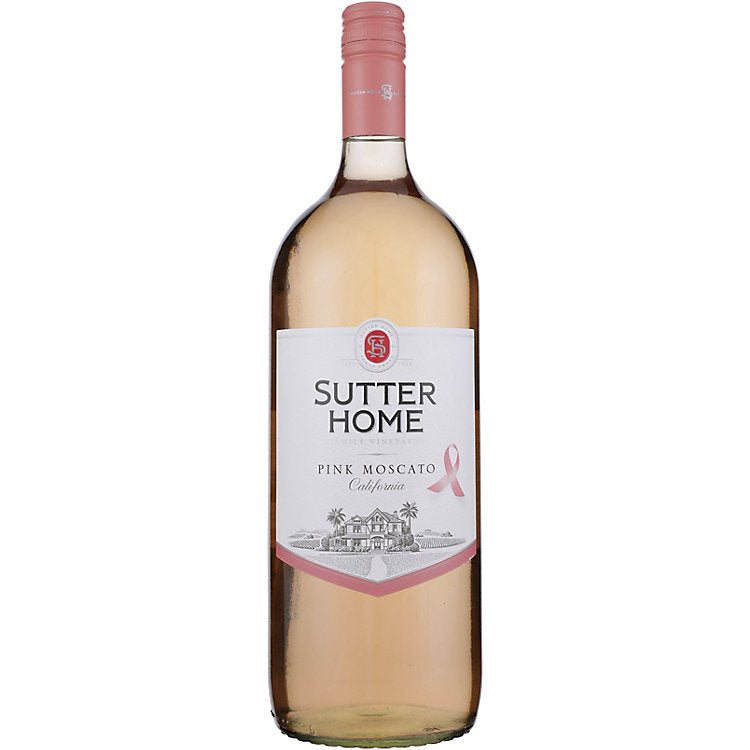 Sutter Home Pink Moscato California 1.5 L – CPD Wine and Liquor